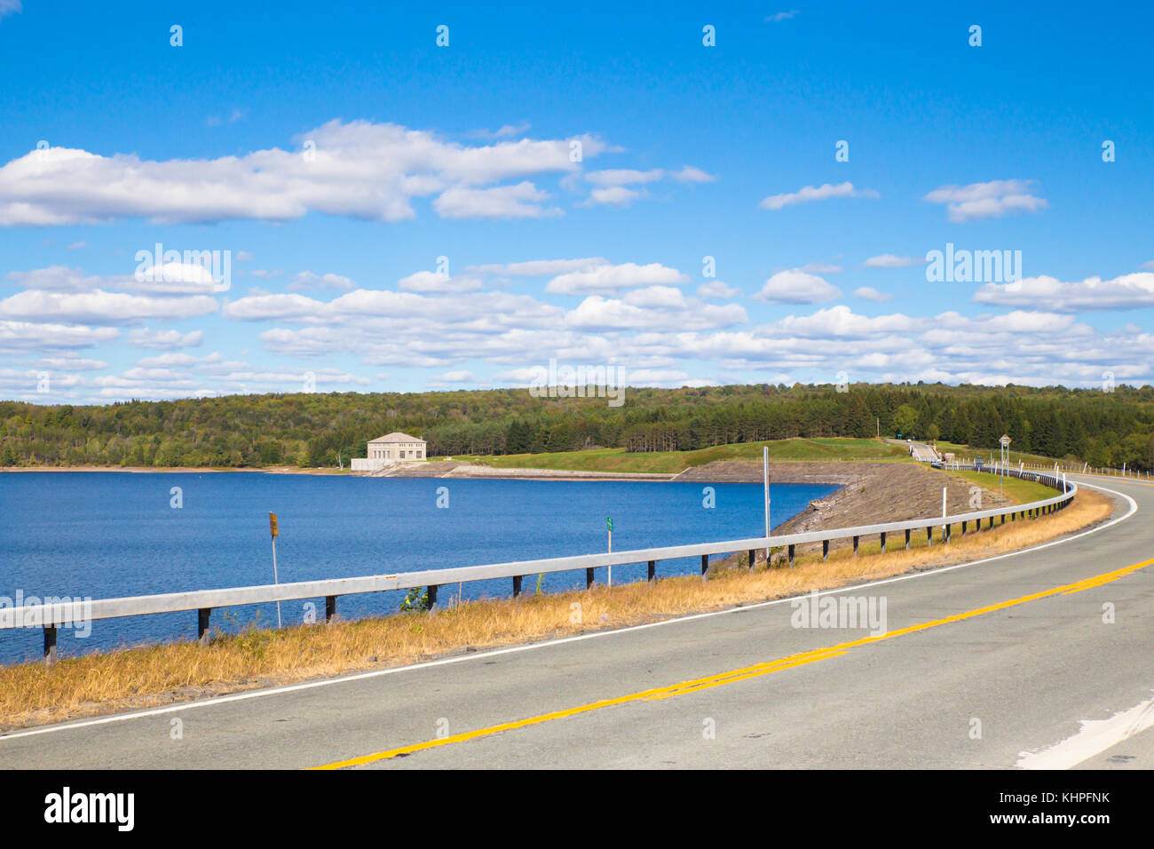 Neversink Resevior New York City water supply, upstate NY Stock Photo ...