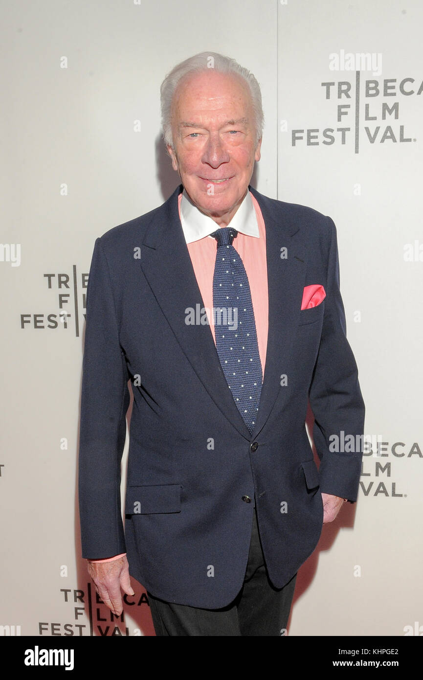NEW YORK, NY - APRIL 26: Actor Christopher Plummer attends the 'The ...