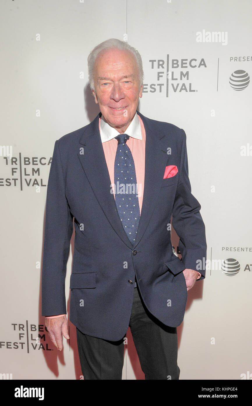 NEW YORK, NY - APRIL 26: Actor Christopher Plummer attends the 'The ...