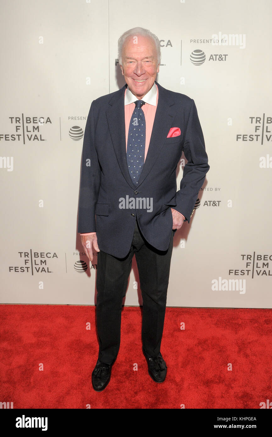 NEW YORK, NY - APRIL 26: Actor Christopher Plummer attends the 'The ...