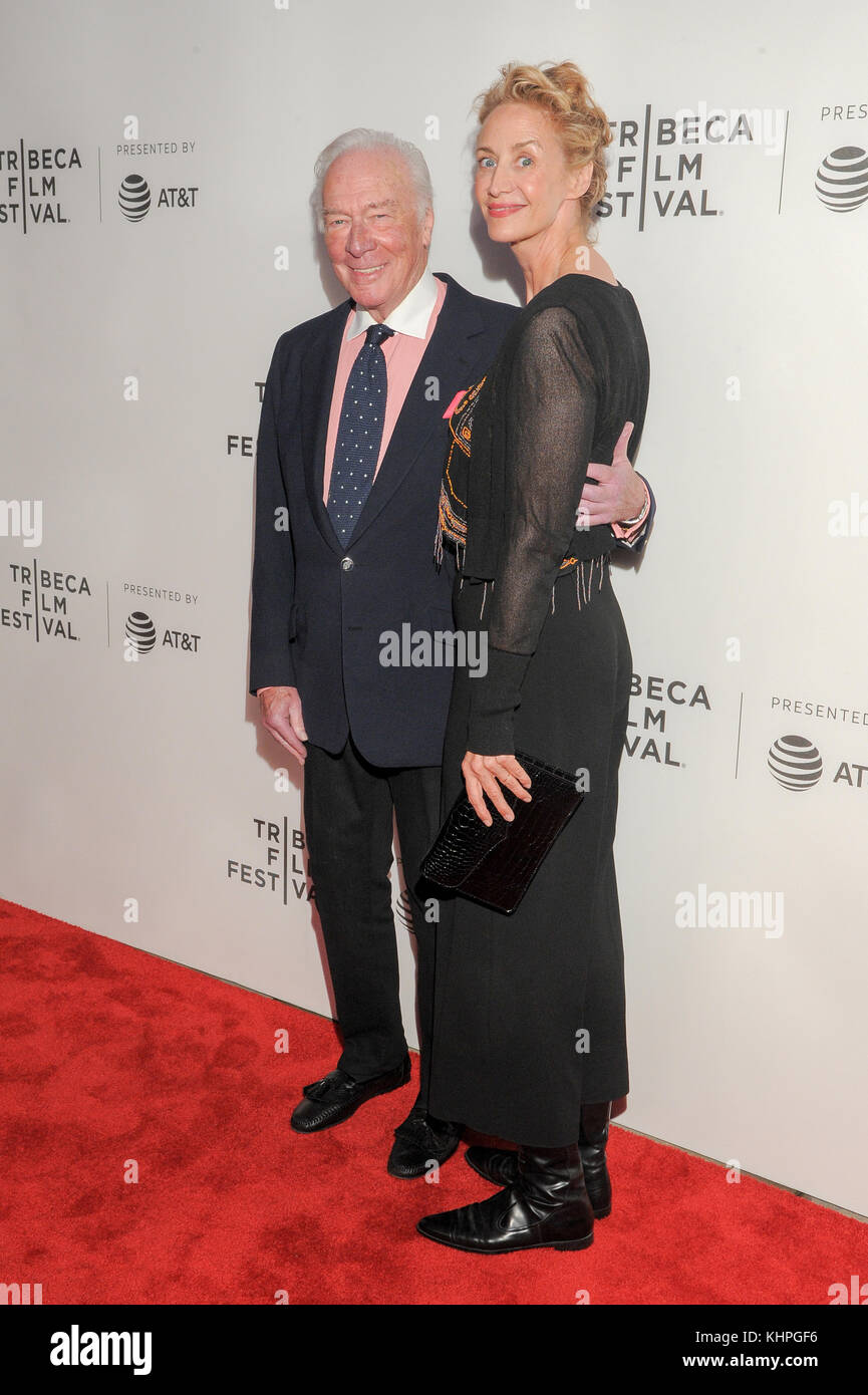 NEW YORK, NY - APRIL 26: Actors Christopher Plummer and Janet McTeer ...