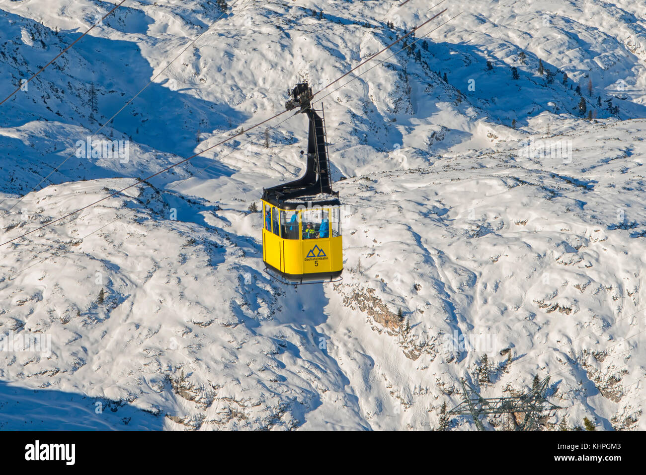 Cable Car at Dachstein, Austria Stock Photo - Alamy