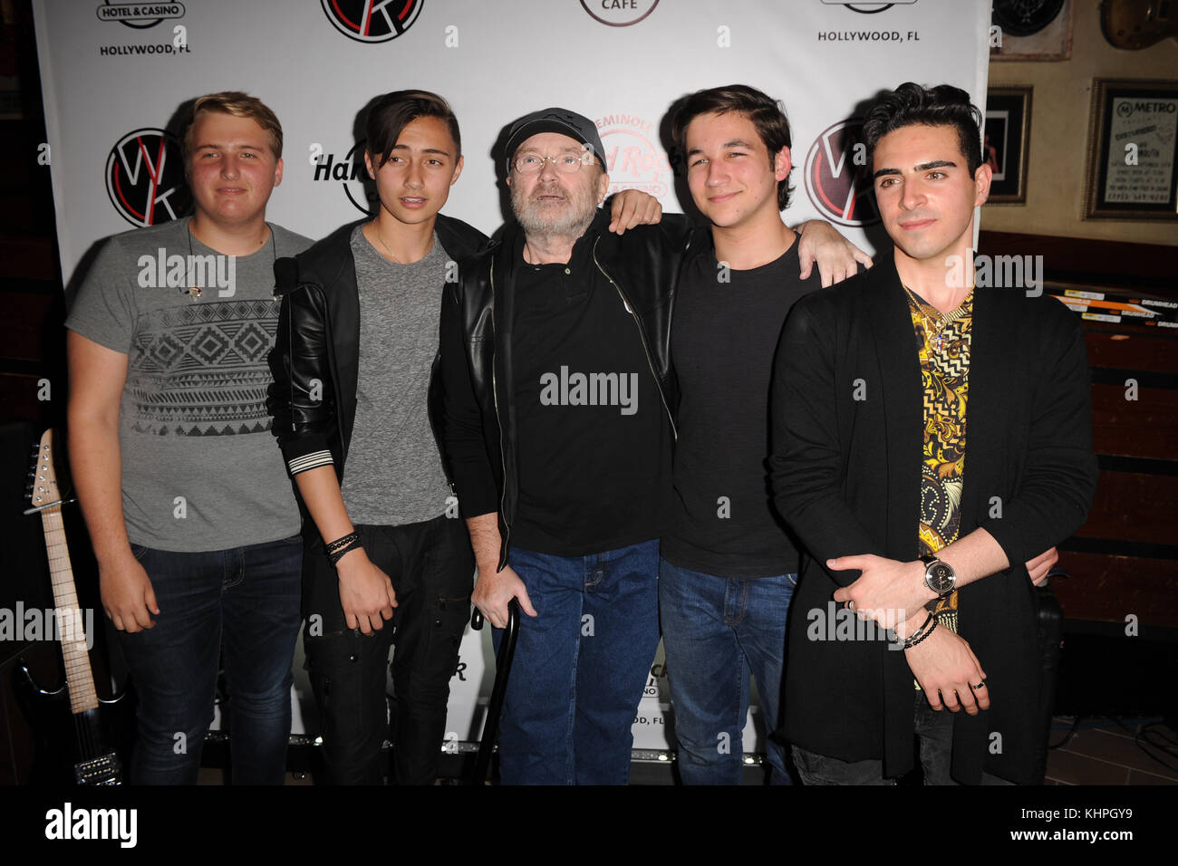HOLLYWOOD FL - JANUARY 25: Yannick Weingarten, Nicholas Collins, Phil ...