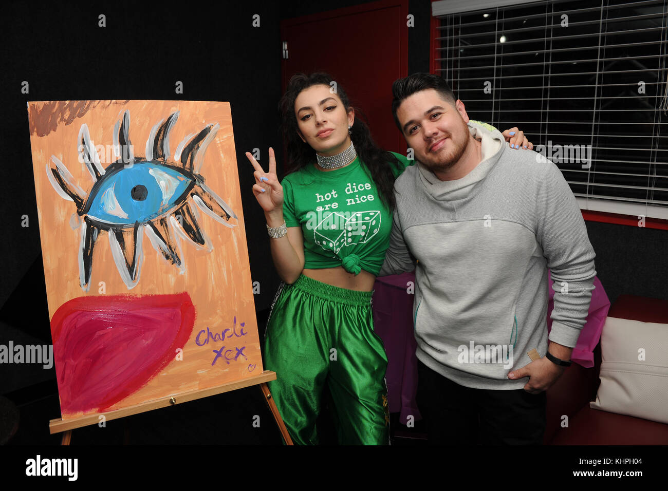 FORT LAUDERDALE, FL - JANUARY 25: Charli XCX visits Radio Station Y-100 ...