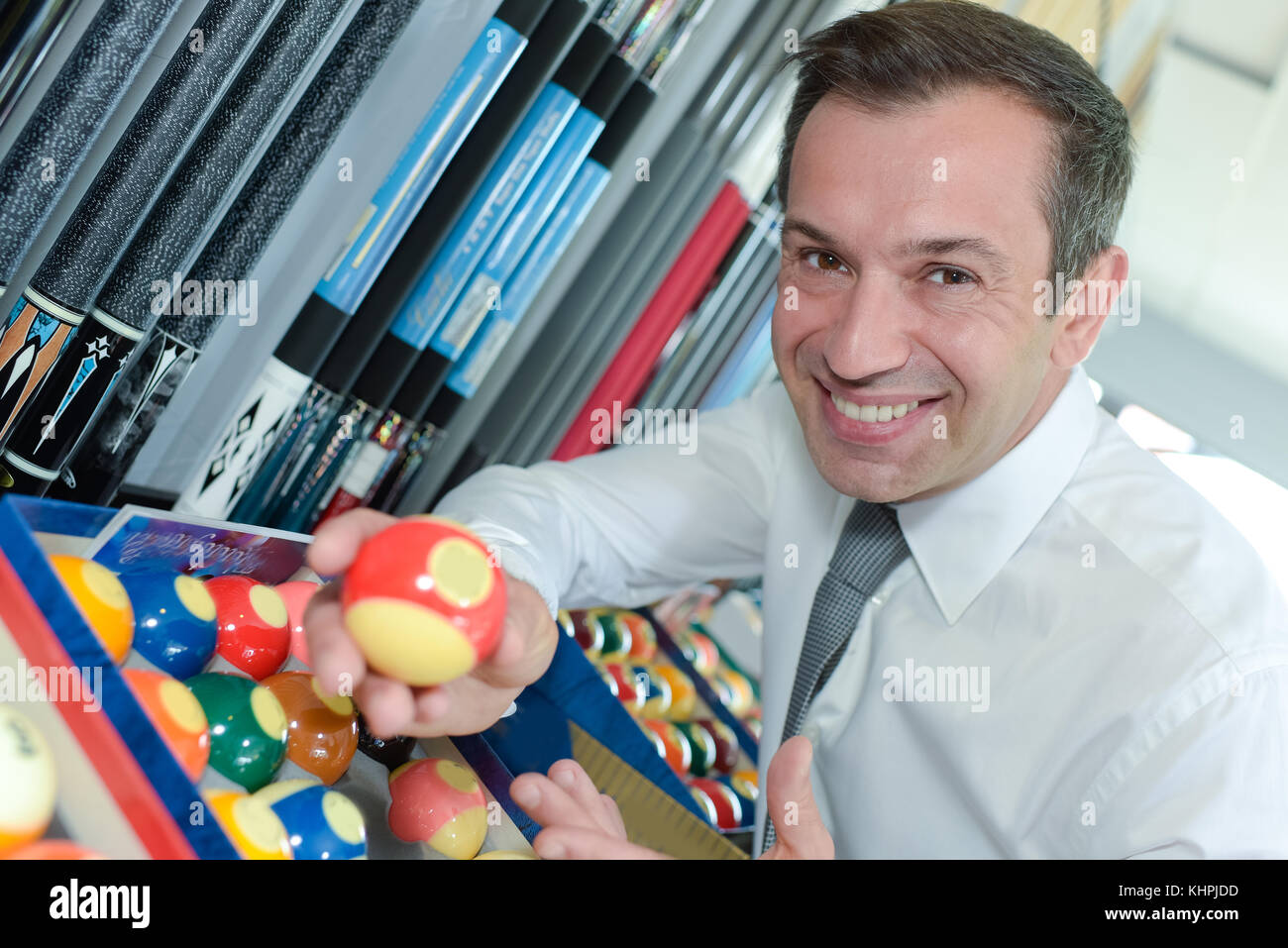 Man showing box set hi-res stock photography and images - Alamy