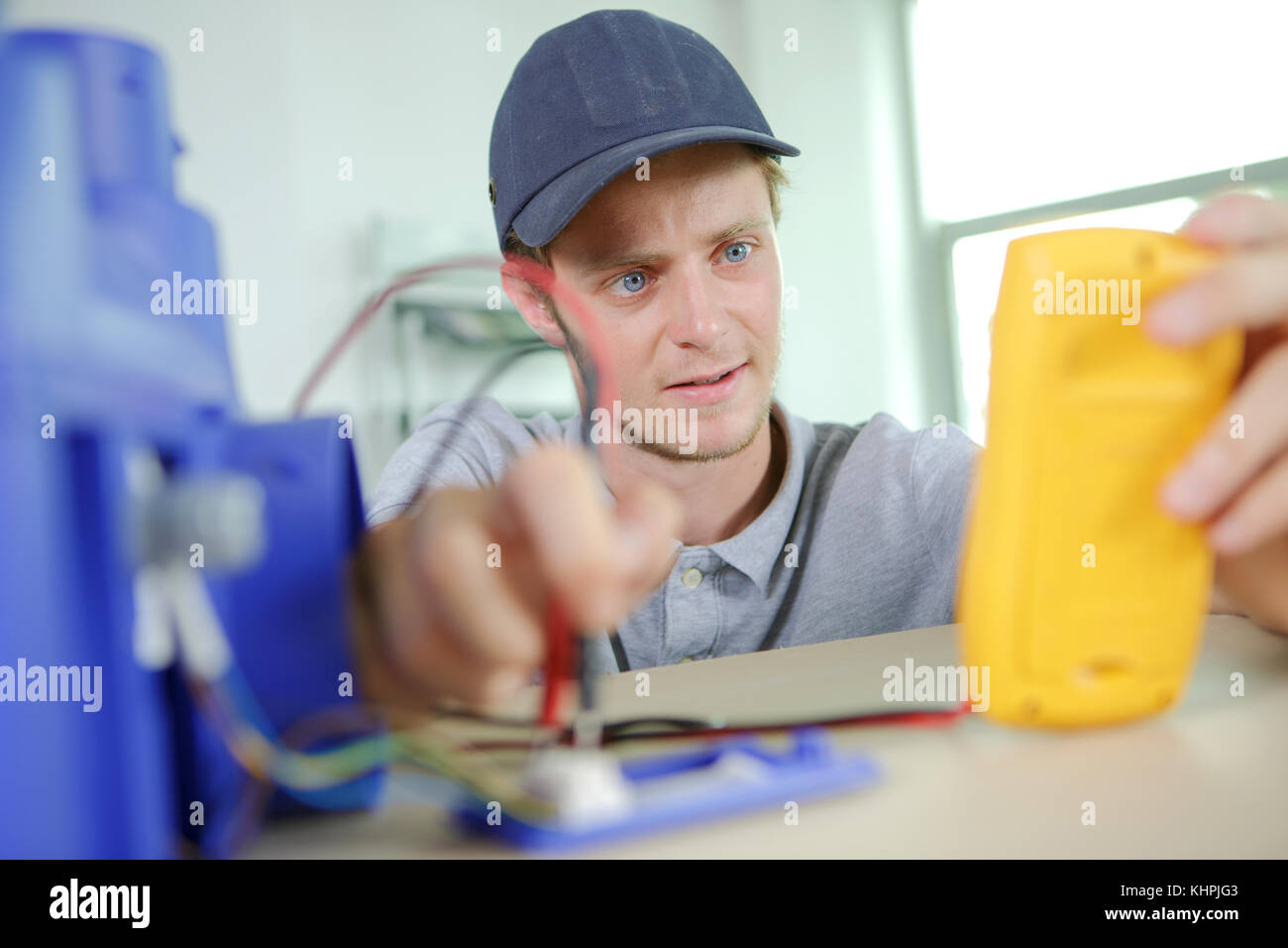 testing the current flow Stock Photo - Alamy