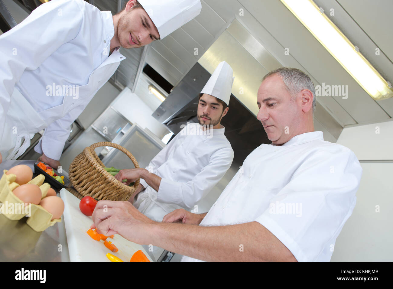 cutting the ingredients Stock Photo - Alamy