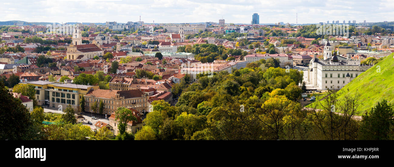 Panorama city vilnius hi-res stock photography and images - Alamy