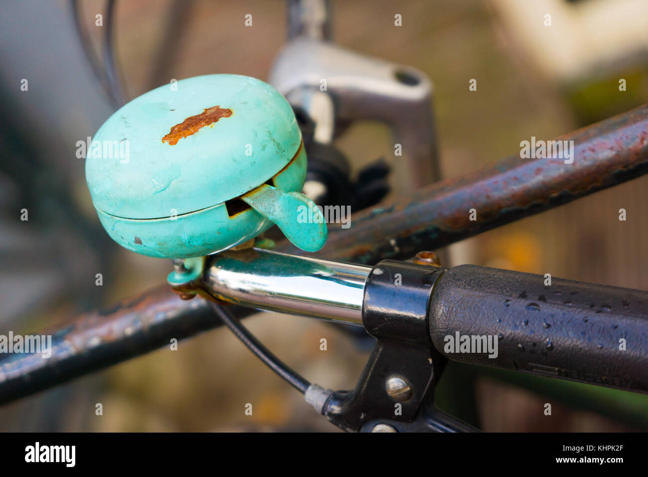 Retro bicycle ring Stock Photo - Alamy
