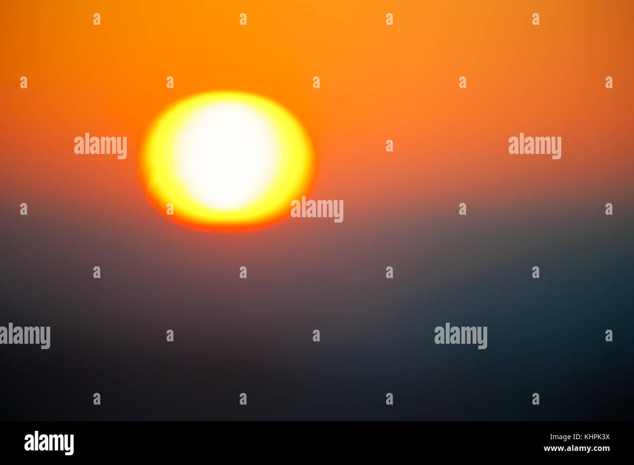 Sunrise not in focus Stock Photo - Alamy