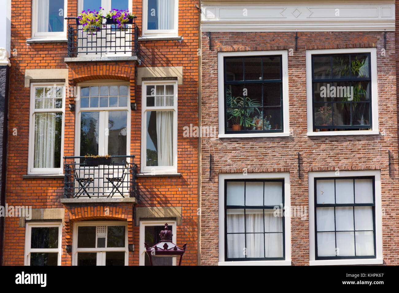 Typical Dutch facade in old city Stock Photo - Alamy