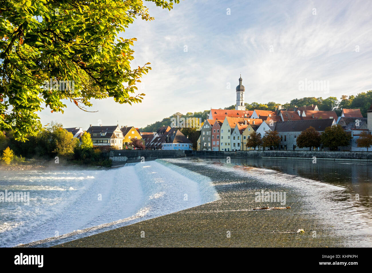 Blick auf Landsberg am Lech, Bavaria, Germany Stock Photo - Alamy