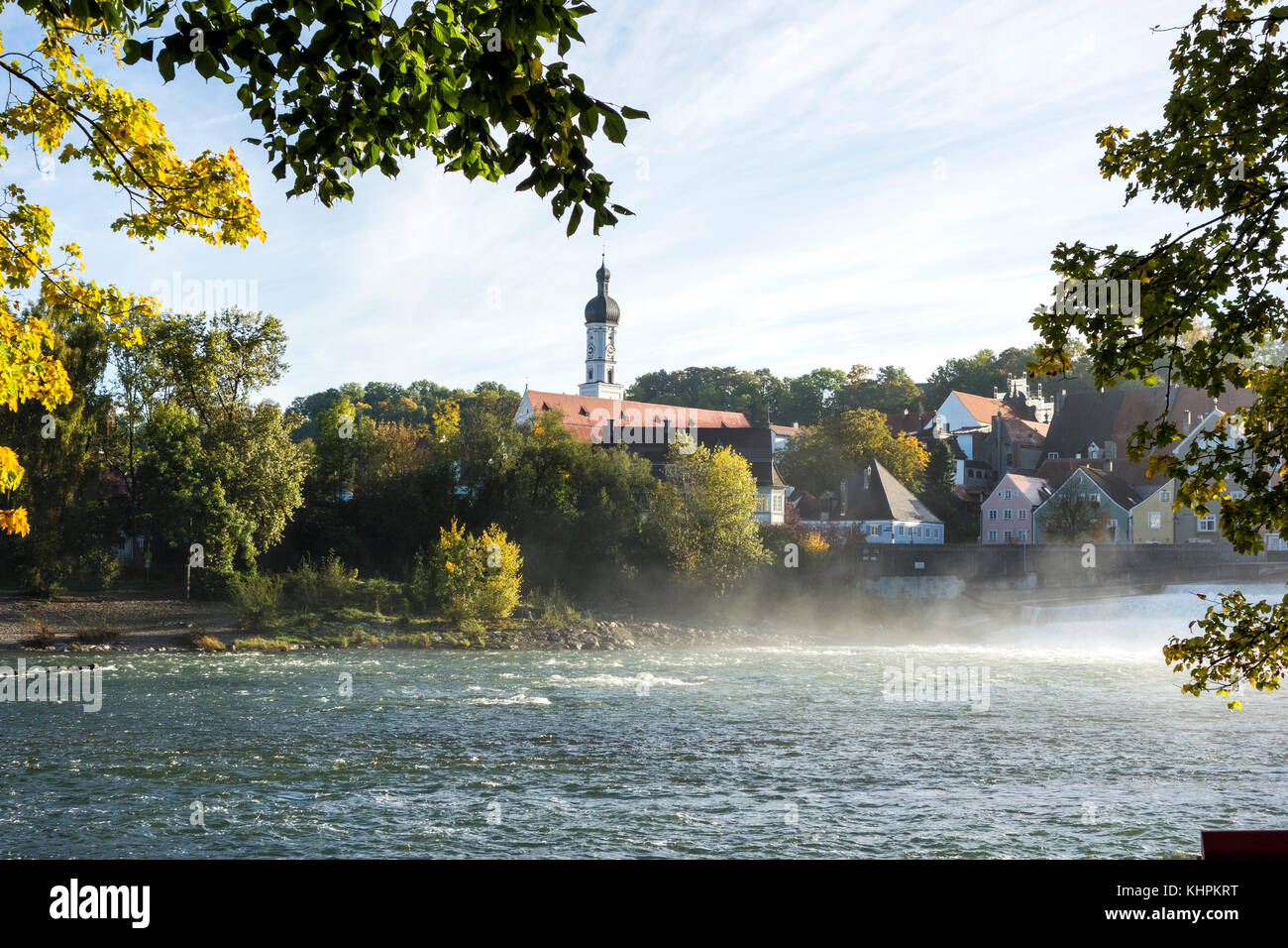 Blick auf Landsberg am Lech, Bavaria, Germany Stock Photo - Alamy