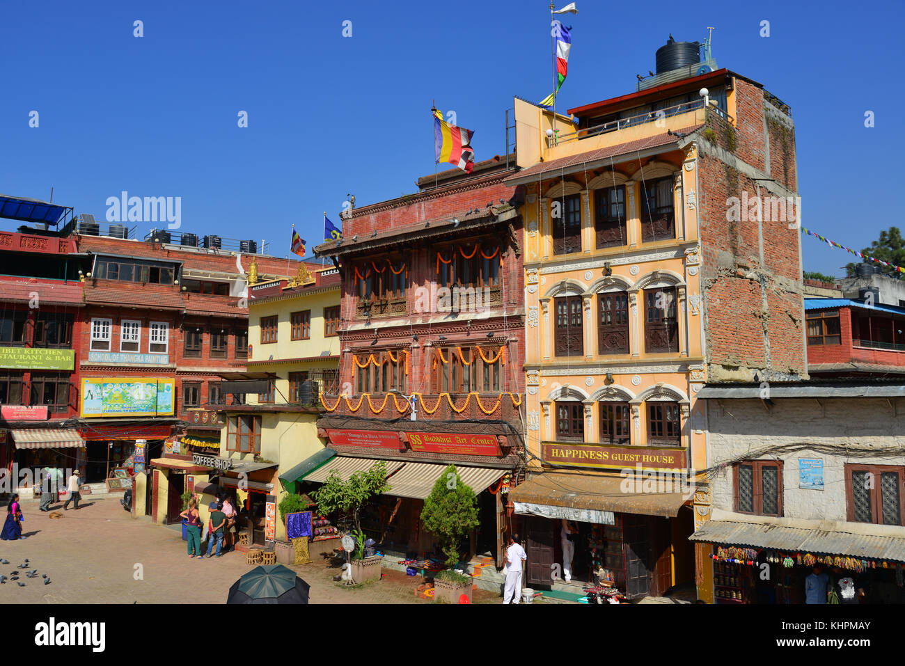 Kathmandu, Nepal - Oct 19, 2017. Old town located in Kathmandu, Nepal ...