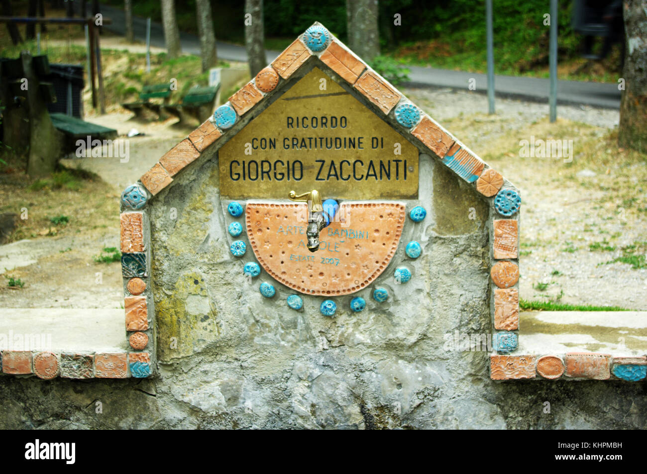 Giorgio Zaccanti, Spring Drinking Water Fountain, Tole, Bologna, Italy ...