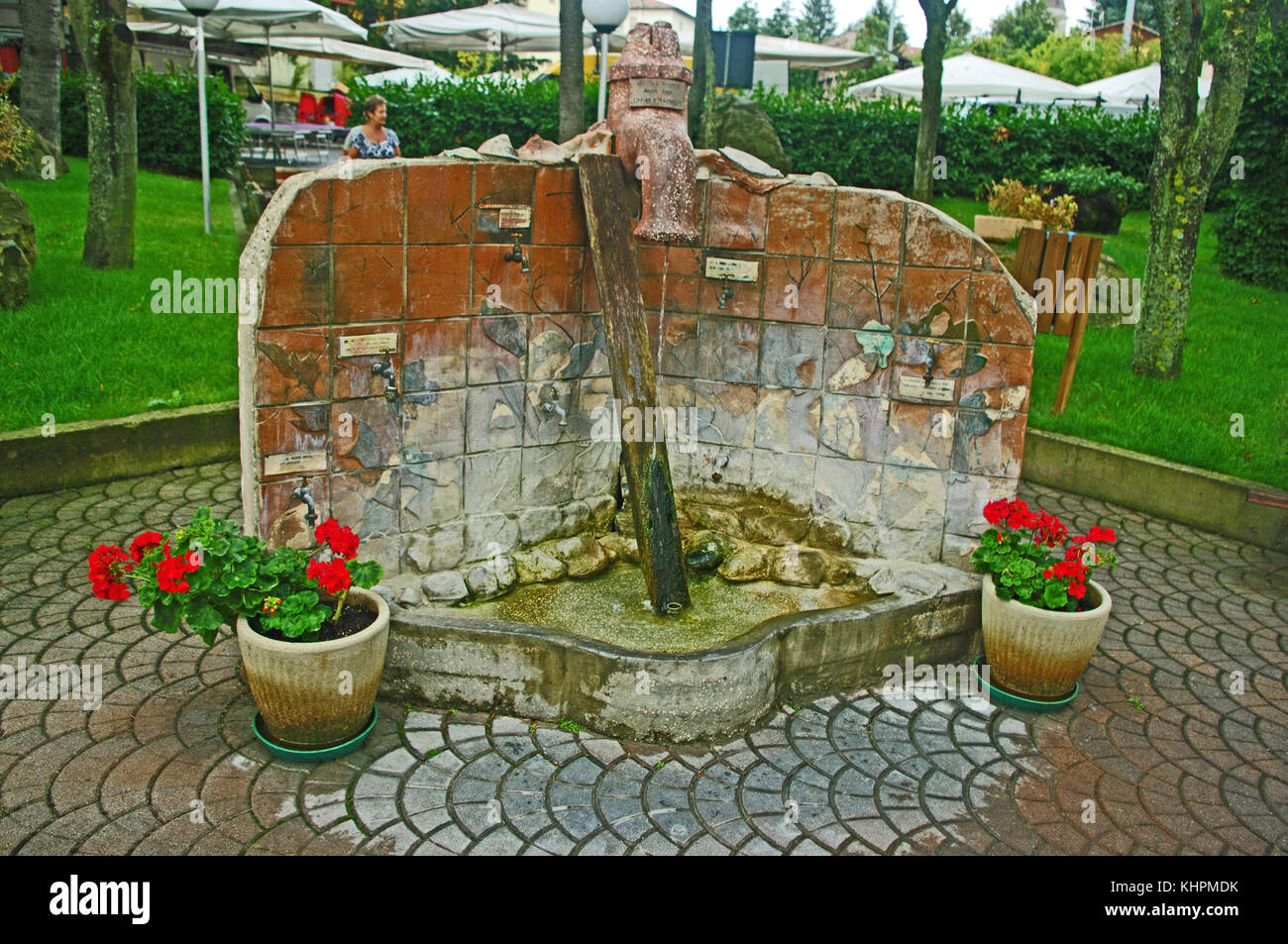 Spring Water Fountain, Tole, Bologna, Italy Stock Photo - Alamy