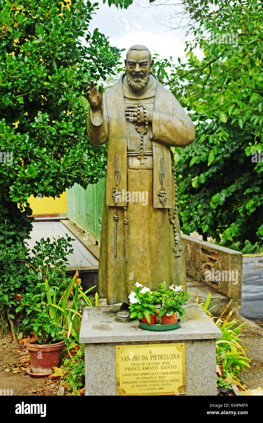 San Pio Da Pietrelcina Preast, Tole, Bologna, Italy Stock Photo - Alamy