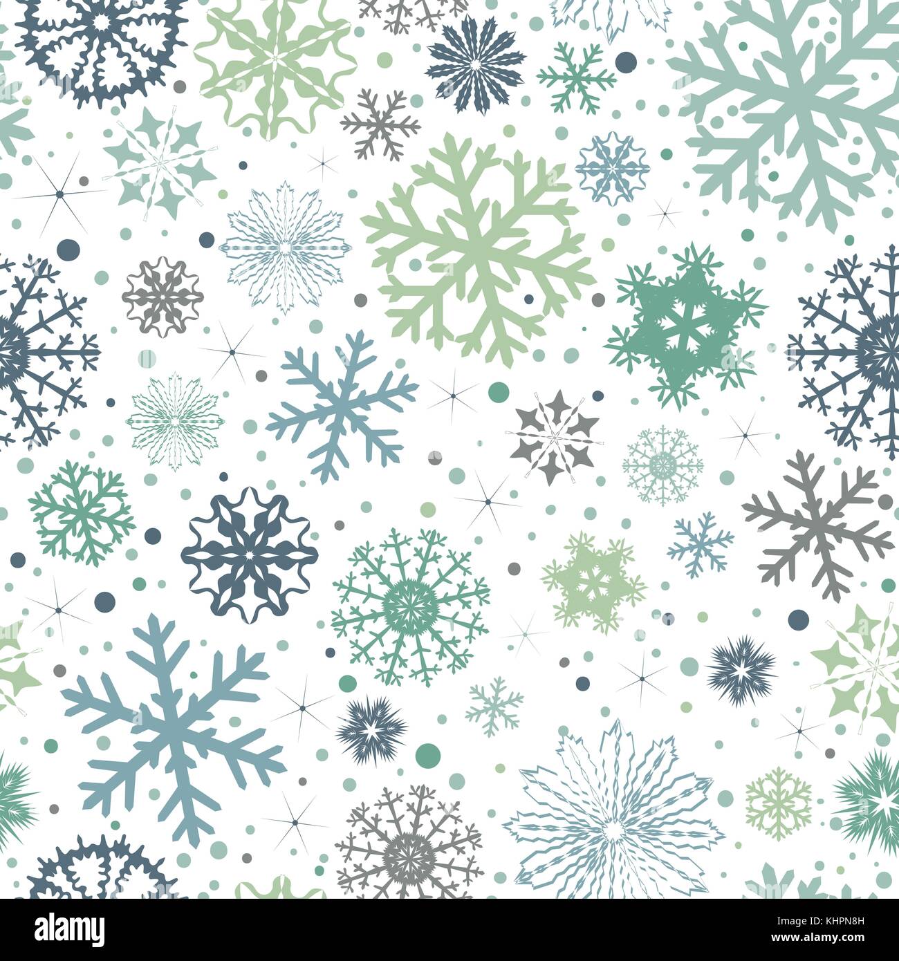 Green christmas paper texture snowflakes Stock Vector Images - Alamy