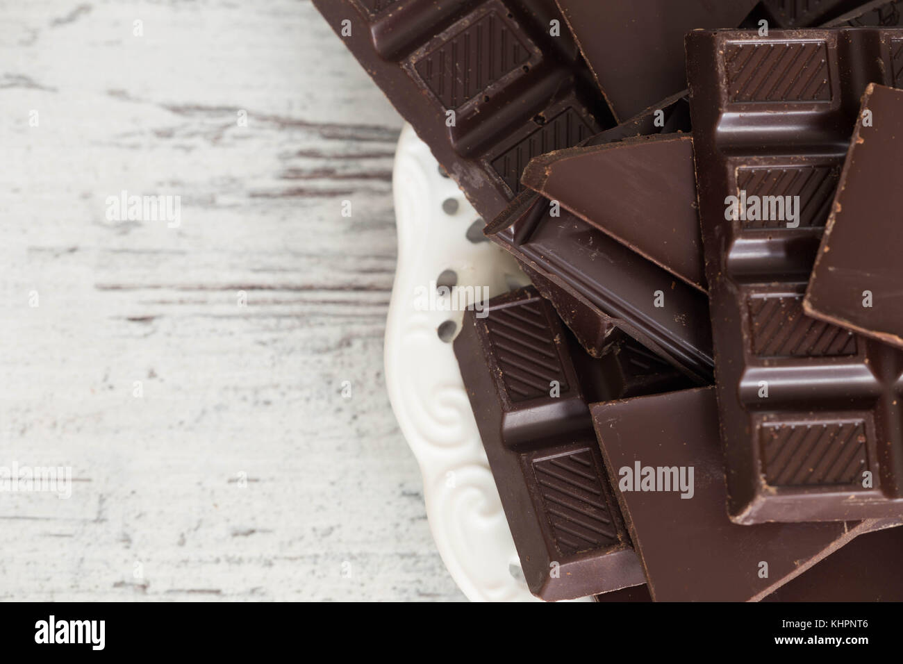 Delicious dark chocolate Stock Photo - Alamy