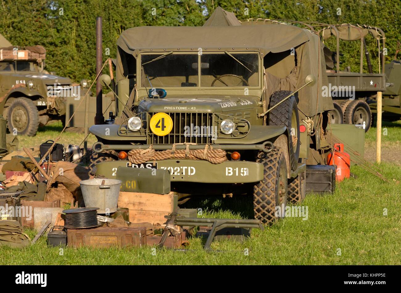 Dodge WC51 3/4 ton Weapons Carrier, US Army WW2 markings, Cosby Victory ...