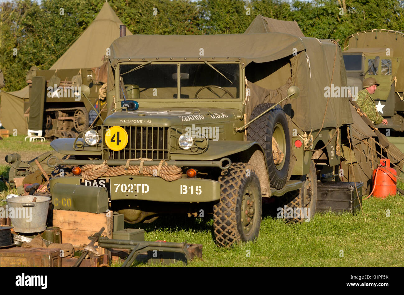Dodge WC51 3/4 Ton Weapons Carrier, US Army WW2 markings, Cosby Victory ...