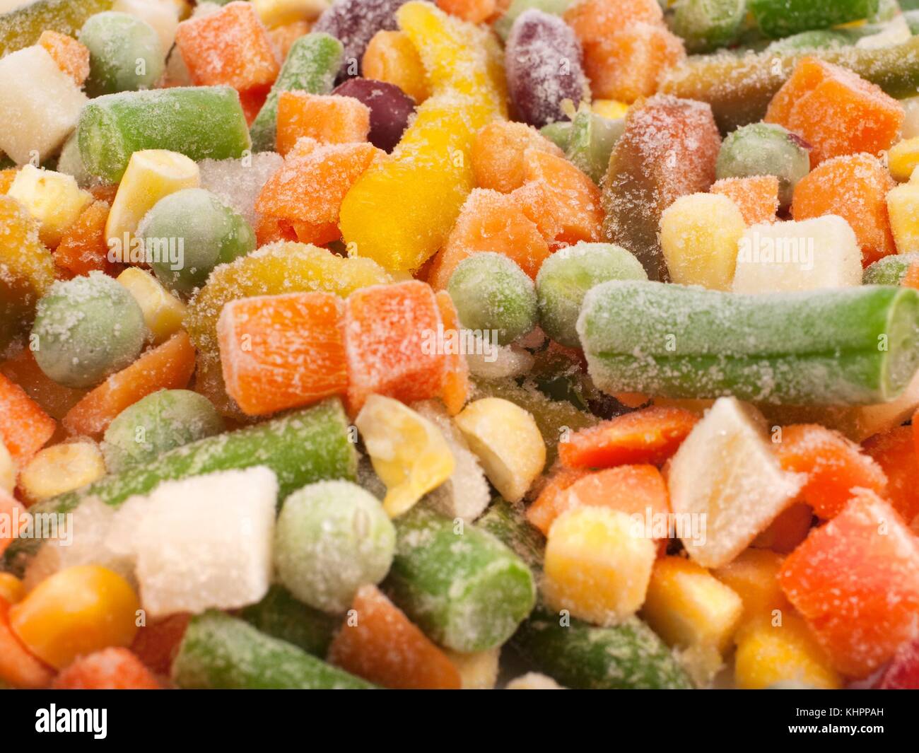 Mixed frozen various vegetables hi-res stock photography and images - Alamy