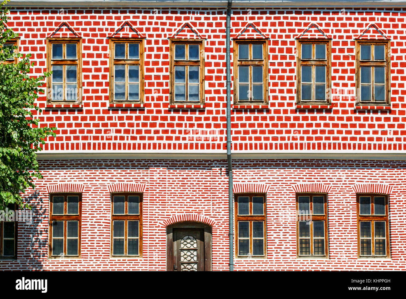 Facade of the historical museum in Targovishte (Bulgaria Stock Photo ...