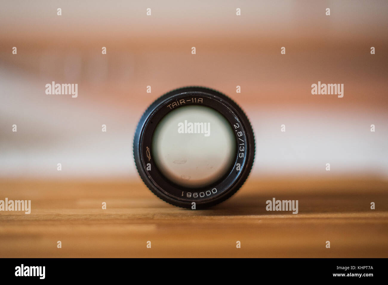 Old camera lens marking close up Tair 11a from USSA Stock Photo - Alamy