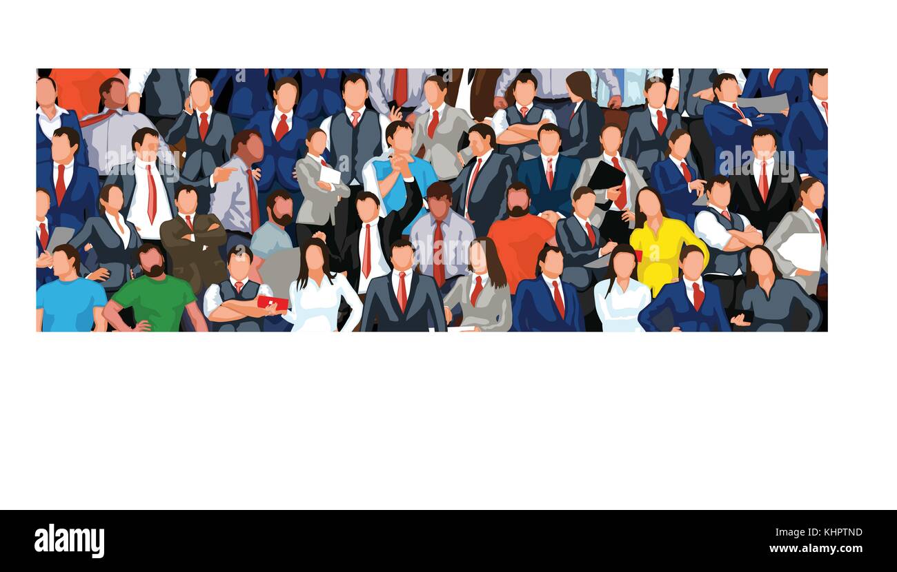 African people crowd Stock Vector Images - Alamy