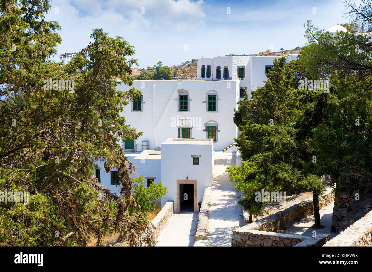 Patmos cave of the apocalypse hi-res stock photography and images - Alamy