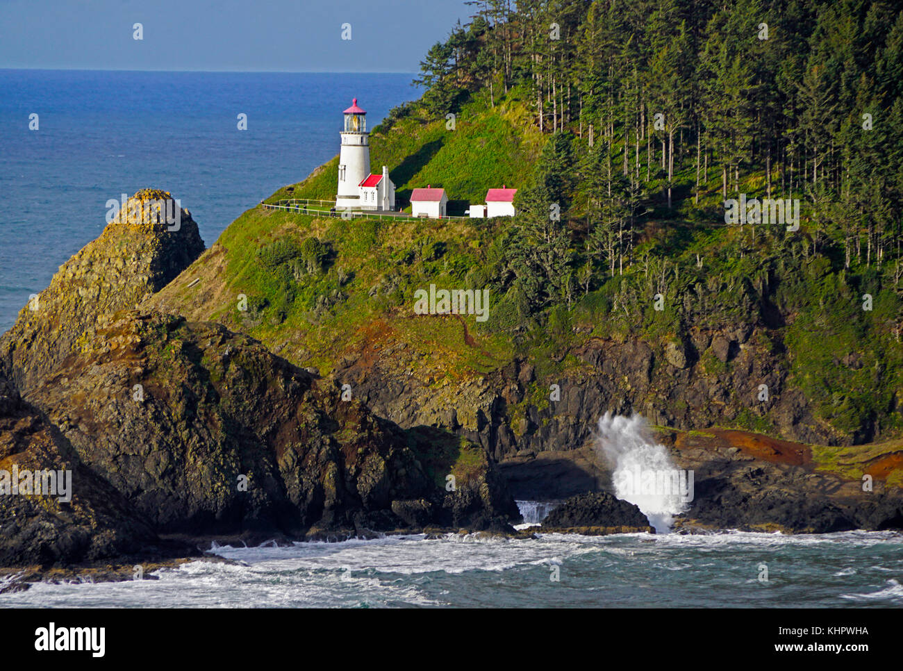 Heceta head lighthouse oregon coast hi-res stock photography and images ...