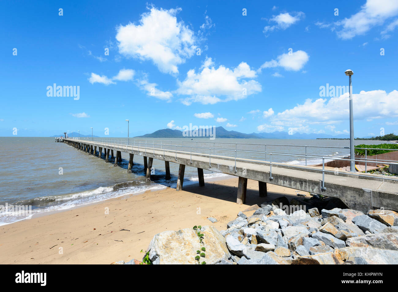 View of Cardwell jetty, Far North Queensland, FNQ, Australia Stock ...
