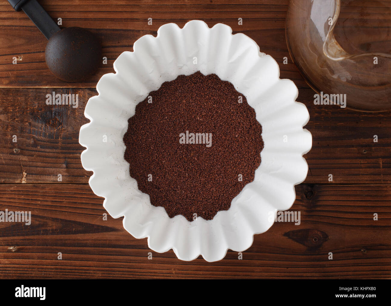 Coffee grounds filter paper hi-res stock photography and images - Alamy