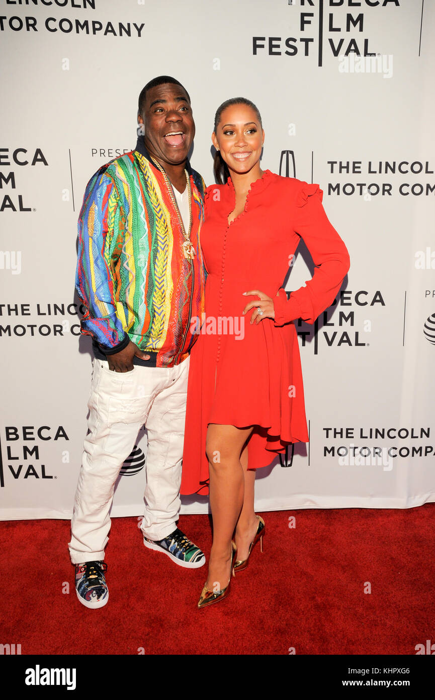 NEW YORK, NY - APRIL 23: Megan Wollover and Tracy Morgan attend 'The ...