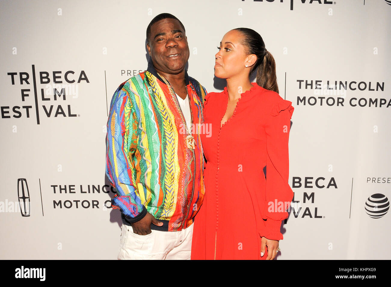 NEW YORK, NY - APRIL 23: Megan Wollover and Tracy Morgan attend 'The ...