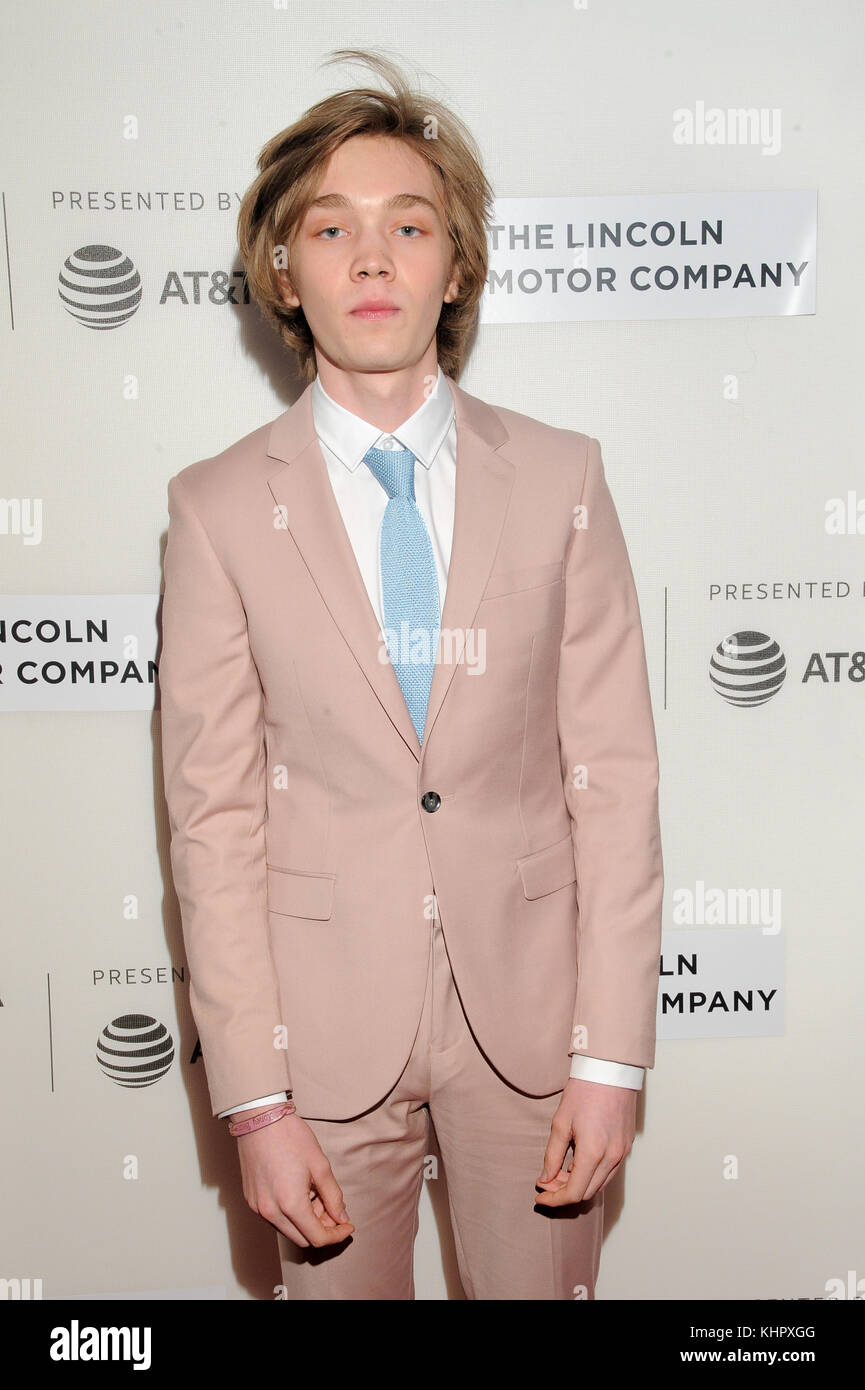 NEW YORK, NY - APRIL 24: Charlie Plummer attends 'The Dinner' Premiere ...