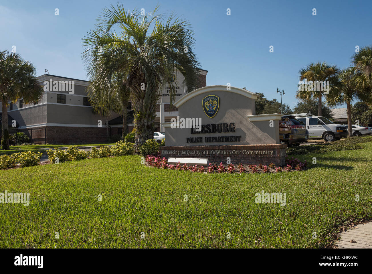 Police Department Leesburg, Florida USA Stock Photo - Alamy