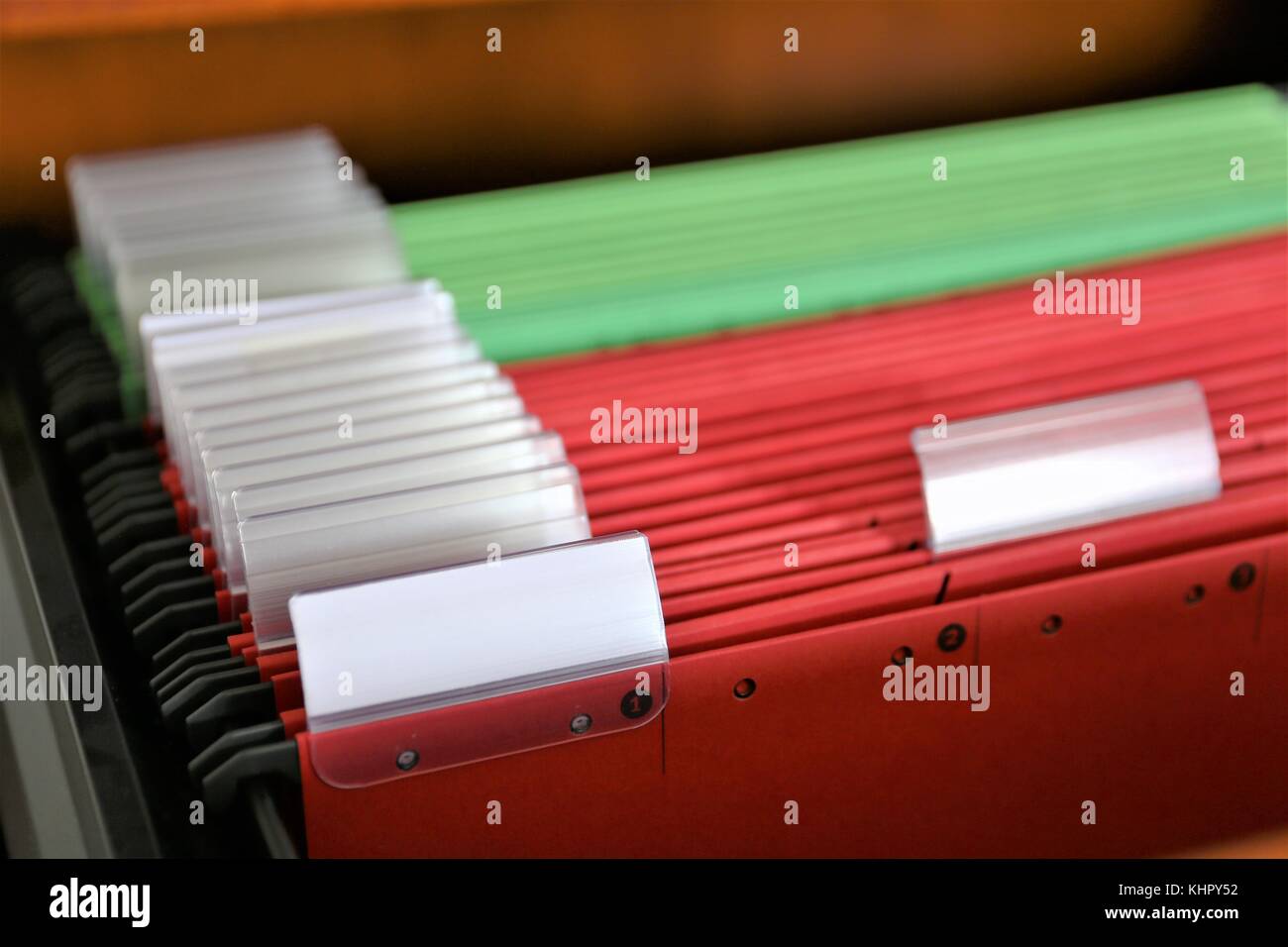 An concept Image of a colorful Register binder with copy space Stock ...