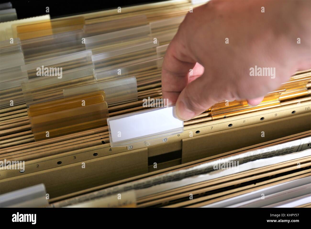 An concept Image of a colorful Register binder with copy space Stock ...