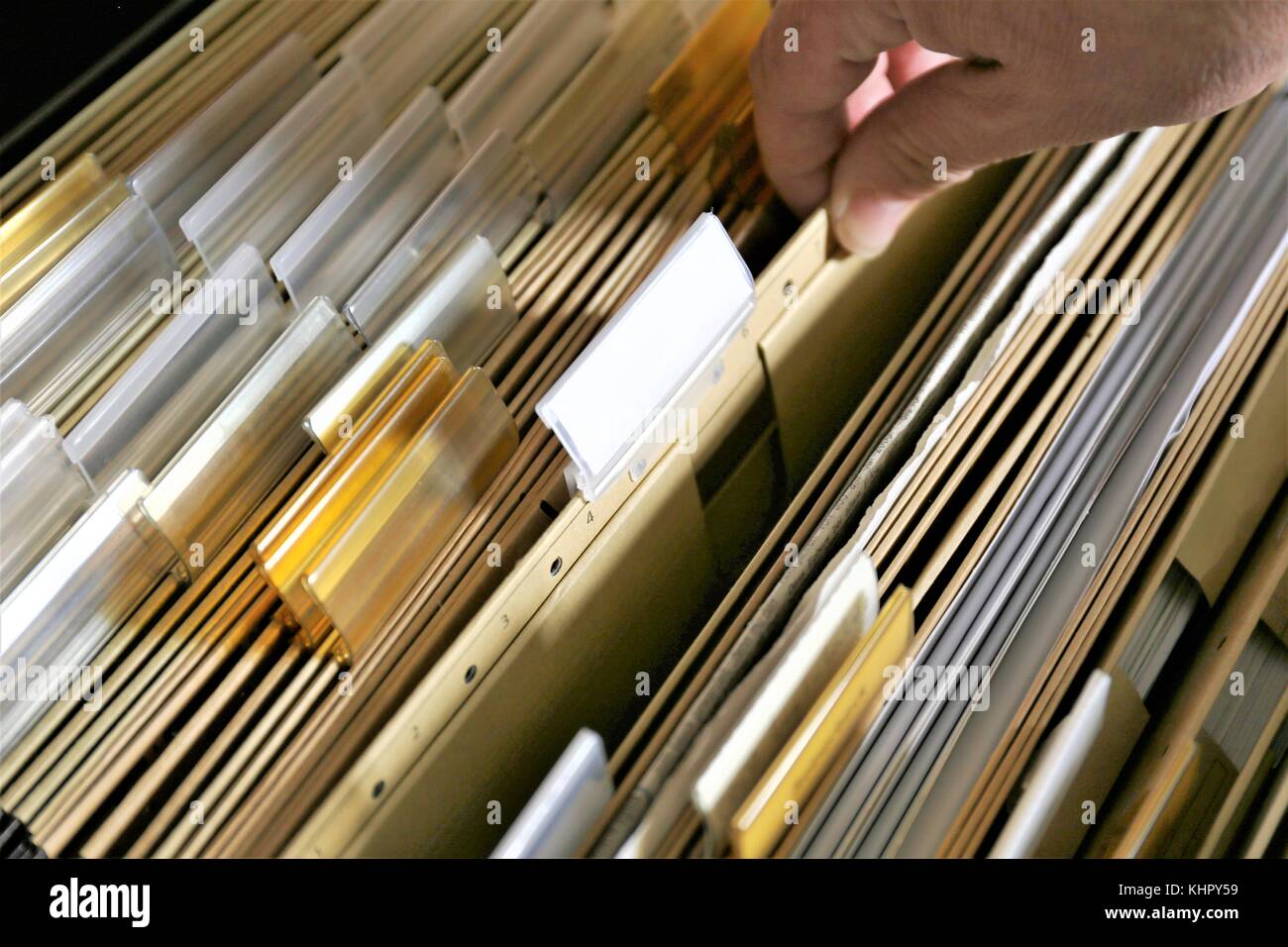 An concept Image of a colorful Register binder with copy space Stock ...