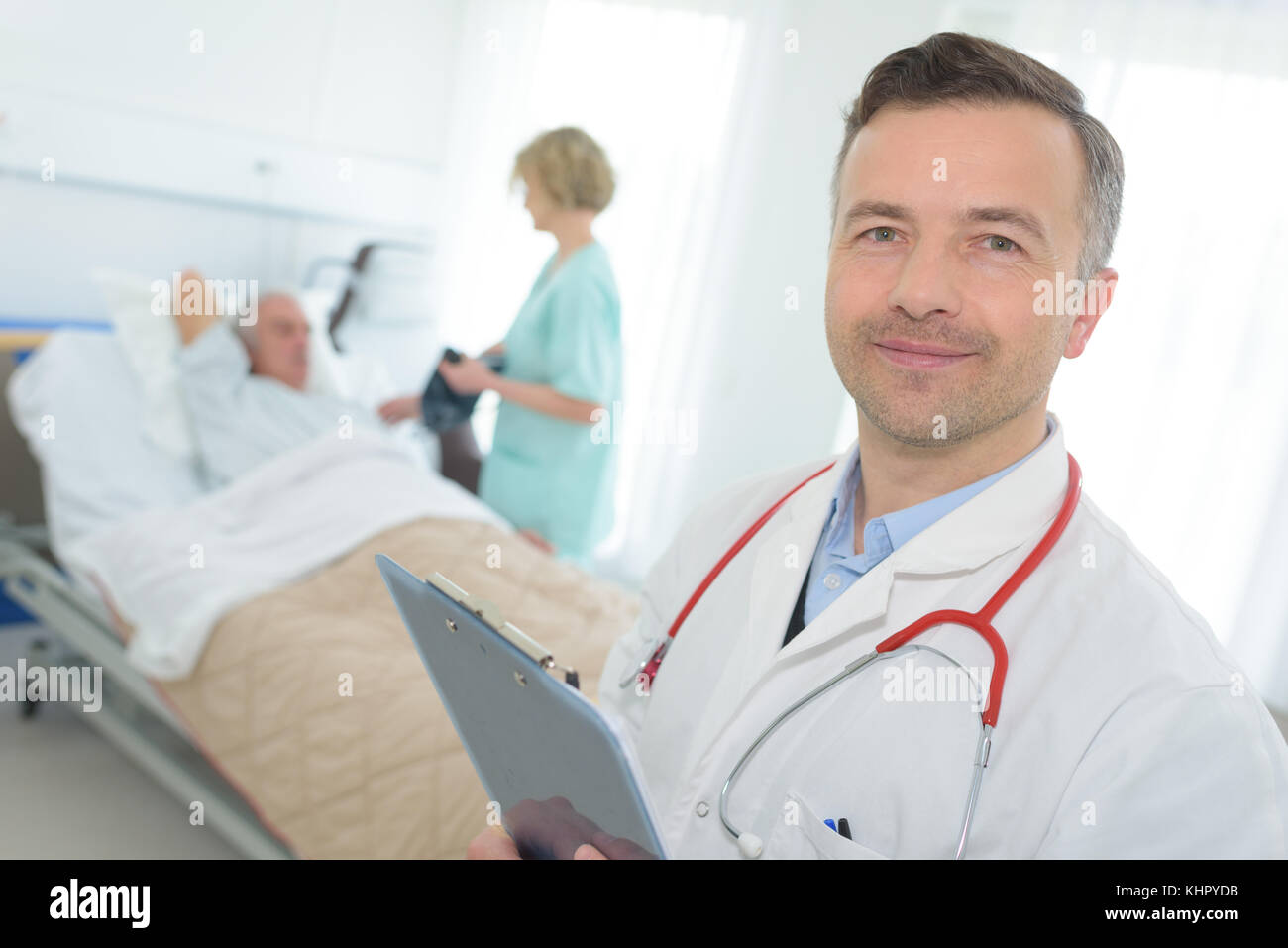 a happy doctor Stock Photo - Alamy