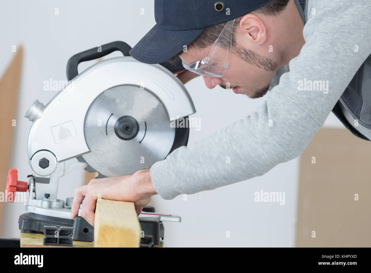 precise cutting of wood Stock Photo - Alamy