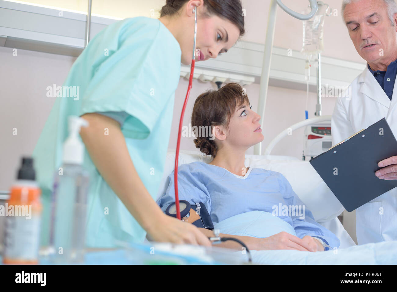 checking the patient Stock Photo - Alamy