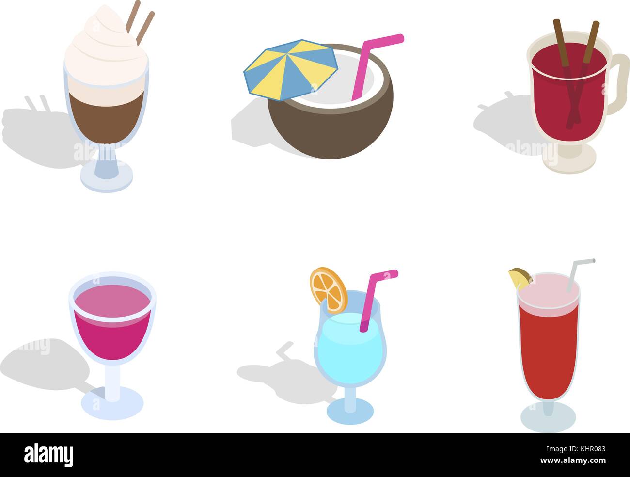 Cocktail icon set, isometric style Stock Vector Image & Art - Alamy Cocktail icon set, isometric style Stock Vector Image & Art - Alamy