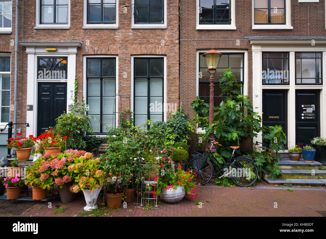 Typical Dutch facade in old city at daytime Stock Photo - Alamy