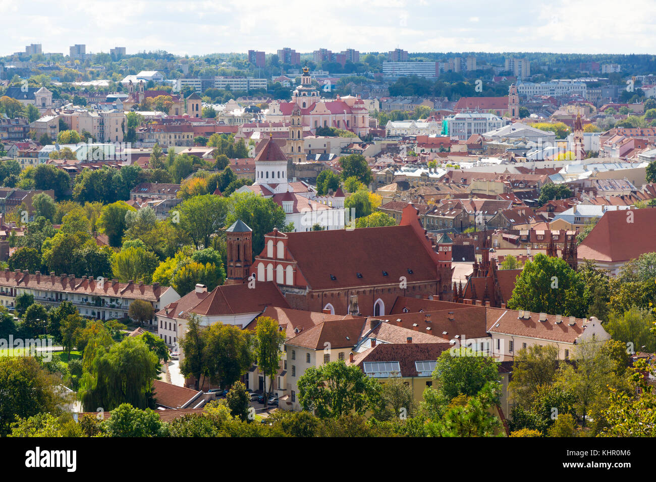 Panorama city vilnius hi-res stock photography and images - Alamy