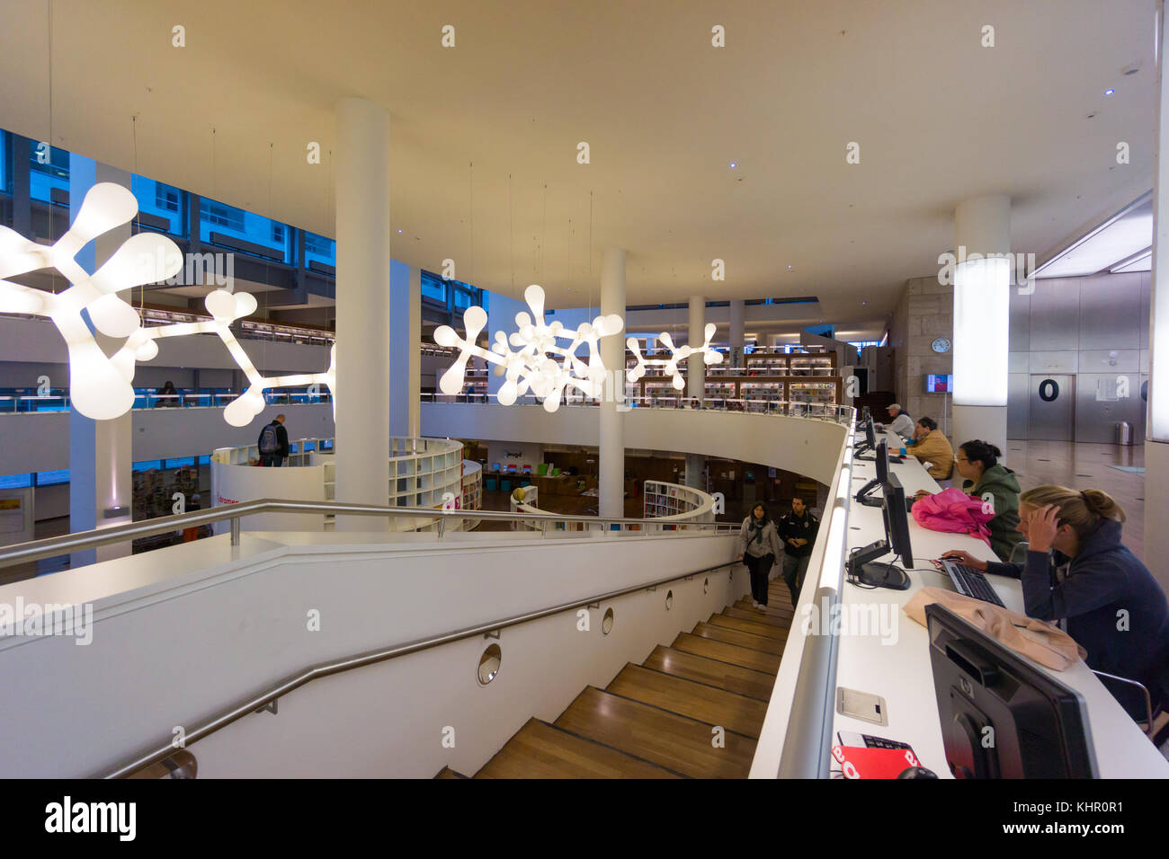 Public library of Amsterdam Stock Photo - Alamy