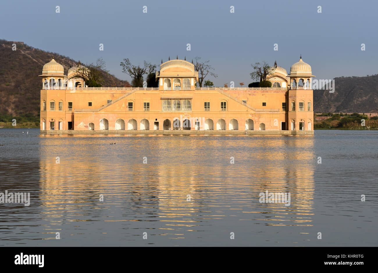 The haunting Jal Mahal palace is set on Man Sagar Lake in Jaipur, India ...