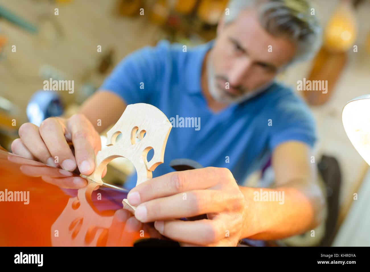 Violin maker tools hi-res stock photography and images - Alamy