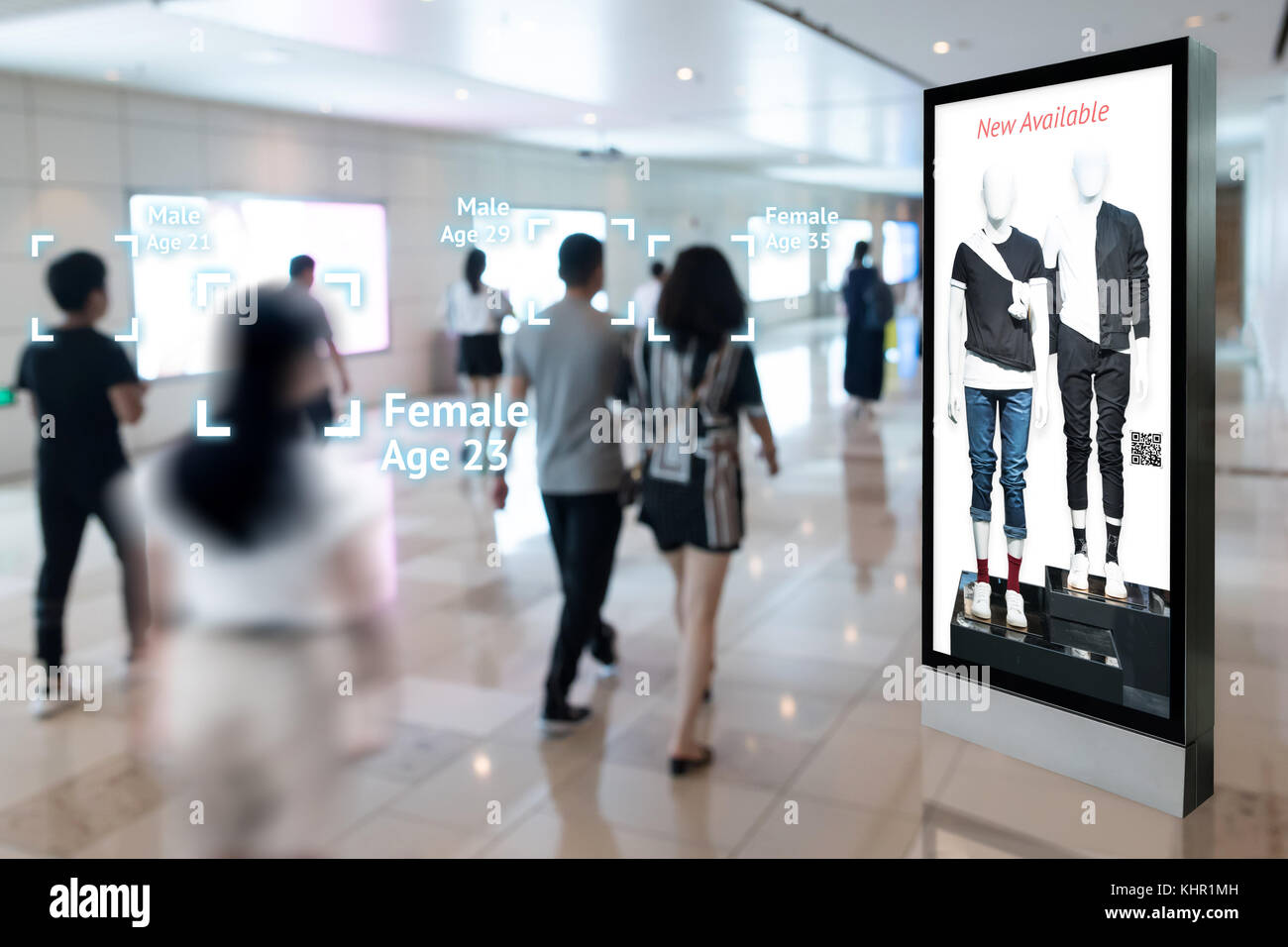 Intelligent Digital Signage , Augmented reality marketing and face ...